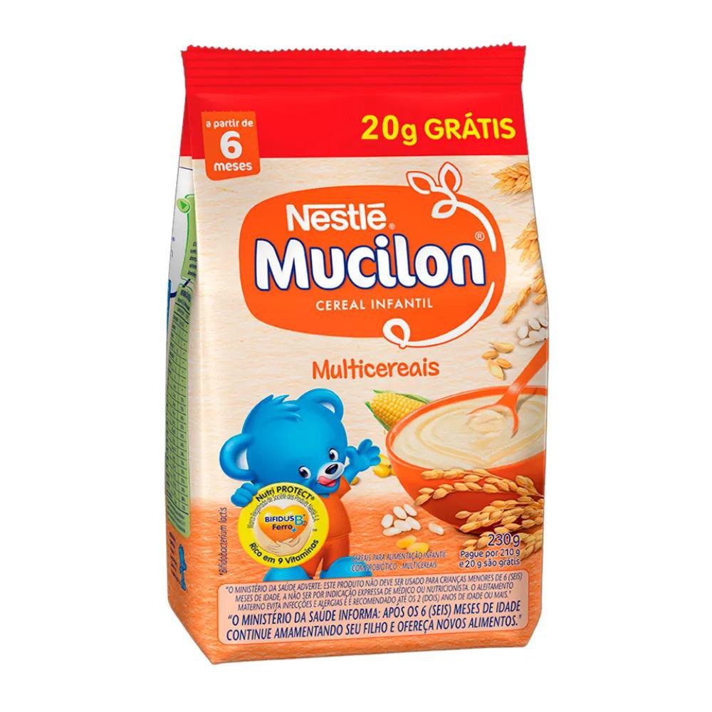 Mucilon Multicereais Cereal Infantil 210g+20g Grátis