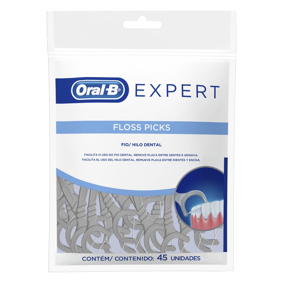 Fio Dental Oral-B Expert Floss Picks 45 Unidades Fio Dental Oral-B Expert Floss Picks 45 Unidades