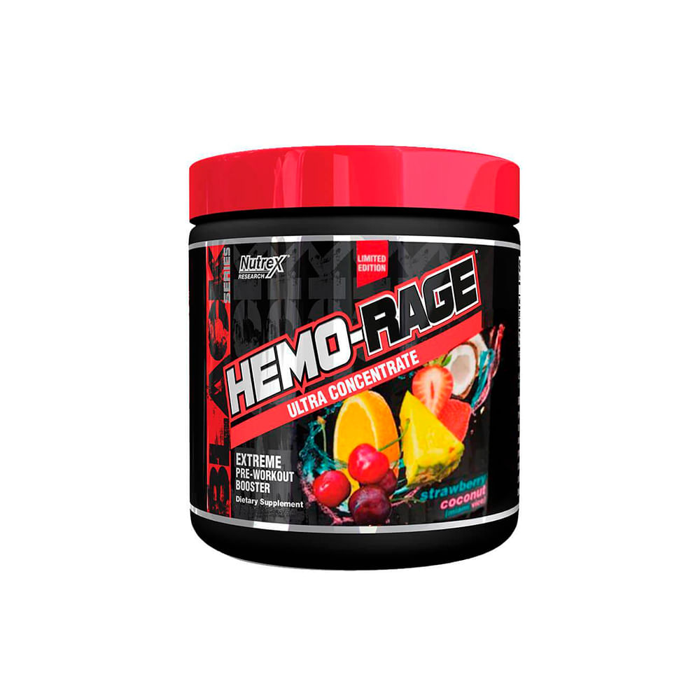 Hemo-rage Nutrex Morango e Coco 210g