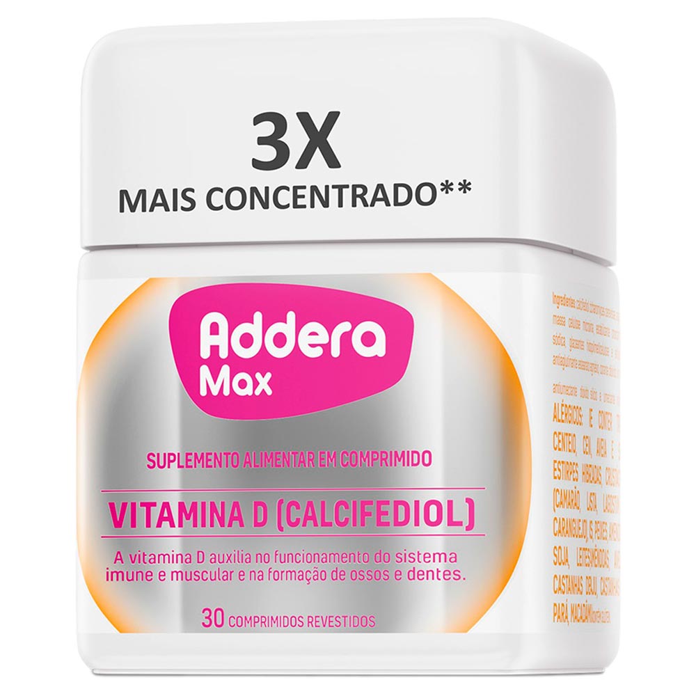 Addera Max Frasco 30 Comprimidos