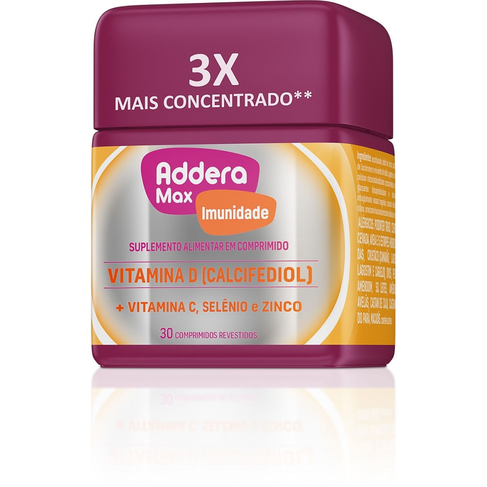 Addera Max + Imunidade Max Frasco 30 Comprimidos