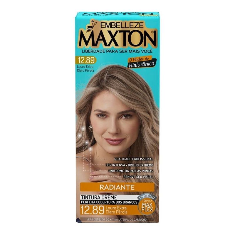 Tinta Maxton Louro 12.89 Extra Claro Perola