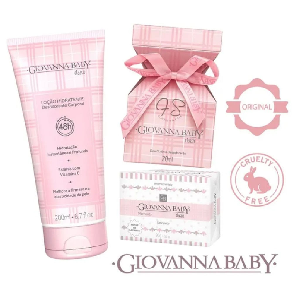 Kit Giovanna Baby Necessarie Classic - Farmácia Indiana