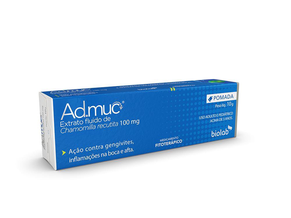 Ad Muc Pomada 100mg 10g | Farmácia Indiana